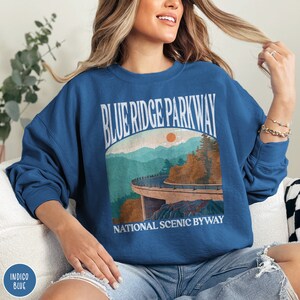 Blue Ridge Parkway Sweatshirt Blue Ridge Mountains Sweater National ...