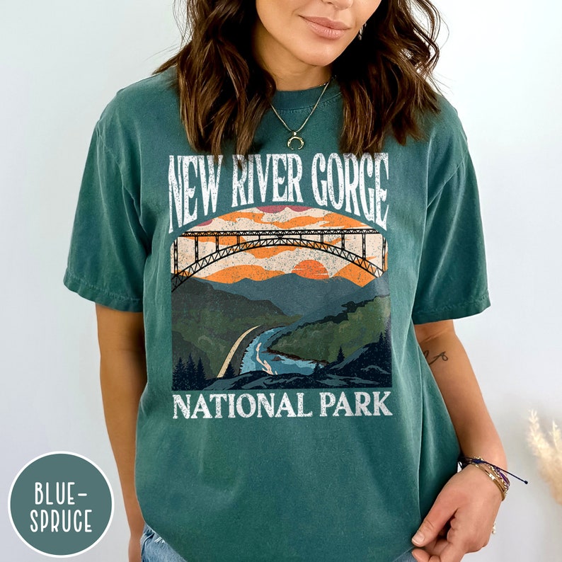 New River Gorge Tee, New River Gorge National Park Shirt, West Virginia ...