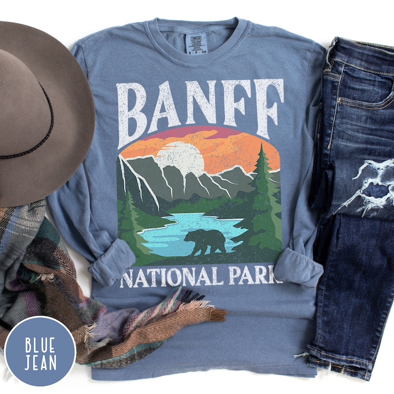 Banff Shirt Banff Sweatshirt Banff National Park Shirt Banff Long ...
