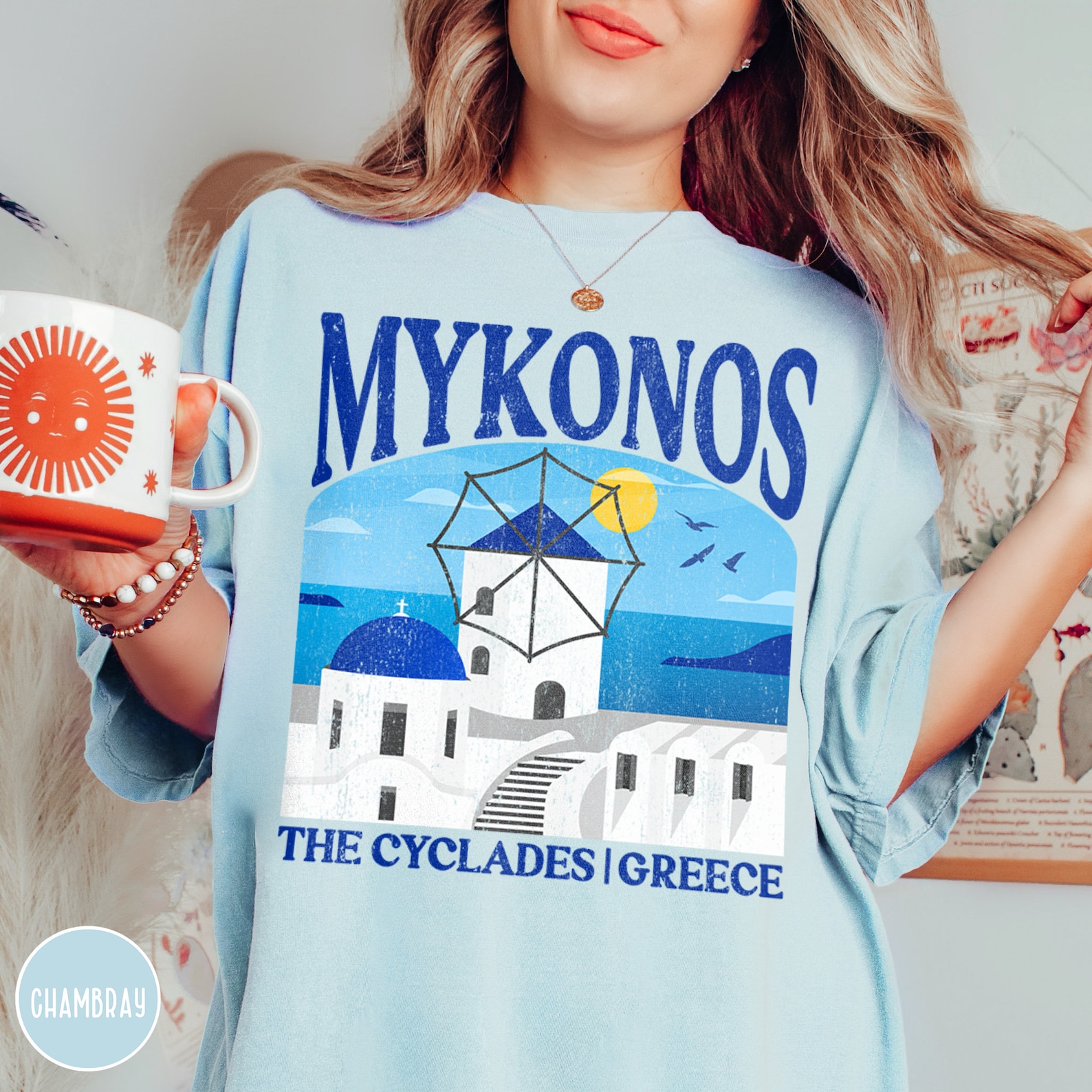 Greek Shirt, Mykonos Shirt, Greece Shirt, Mediterranean Cruise Shirt ...