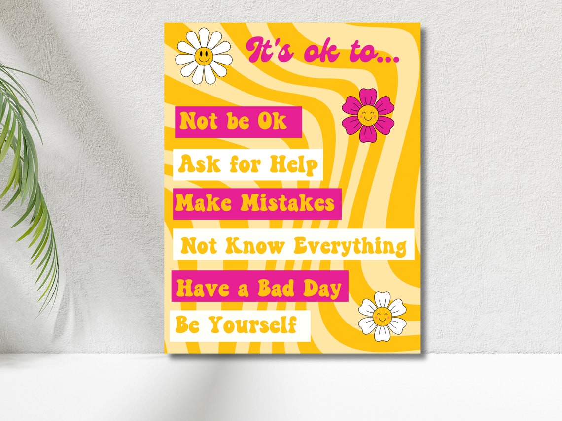 Growth Mindset Classroom Printable Posters Modern Boho - Etsy