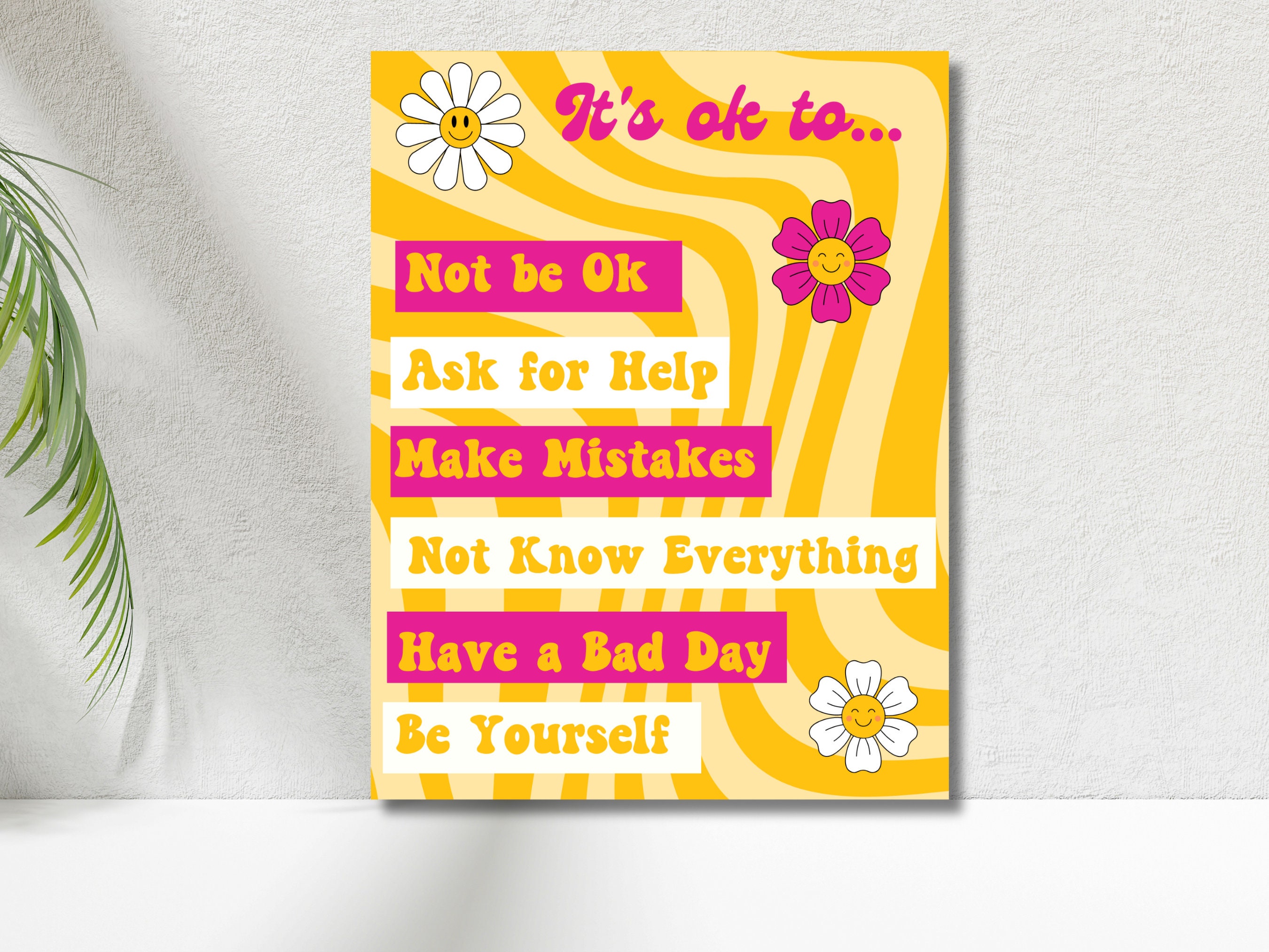 Growth Mindset Classroom Printable Posters, Modern Boho Classroom Decor ...
