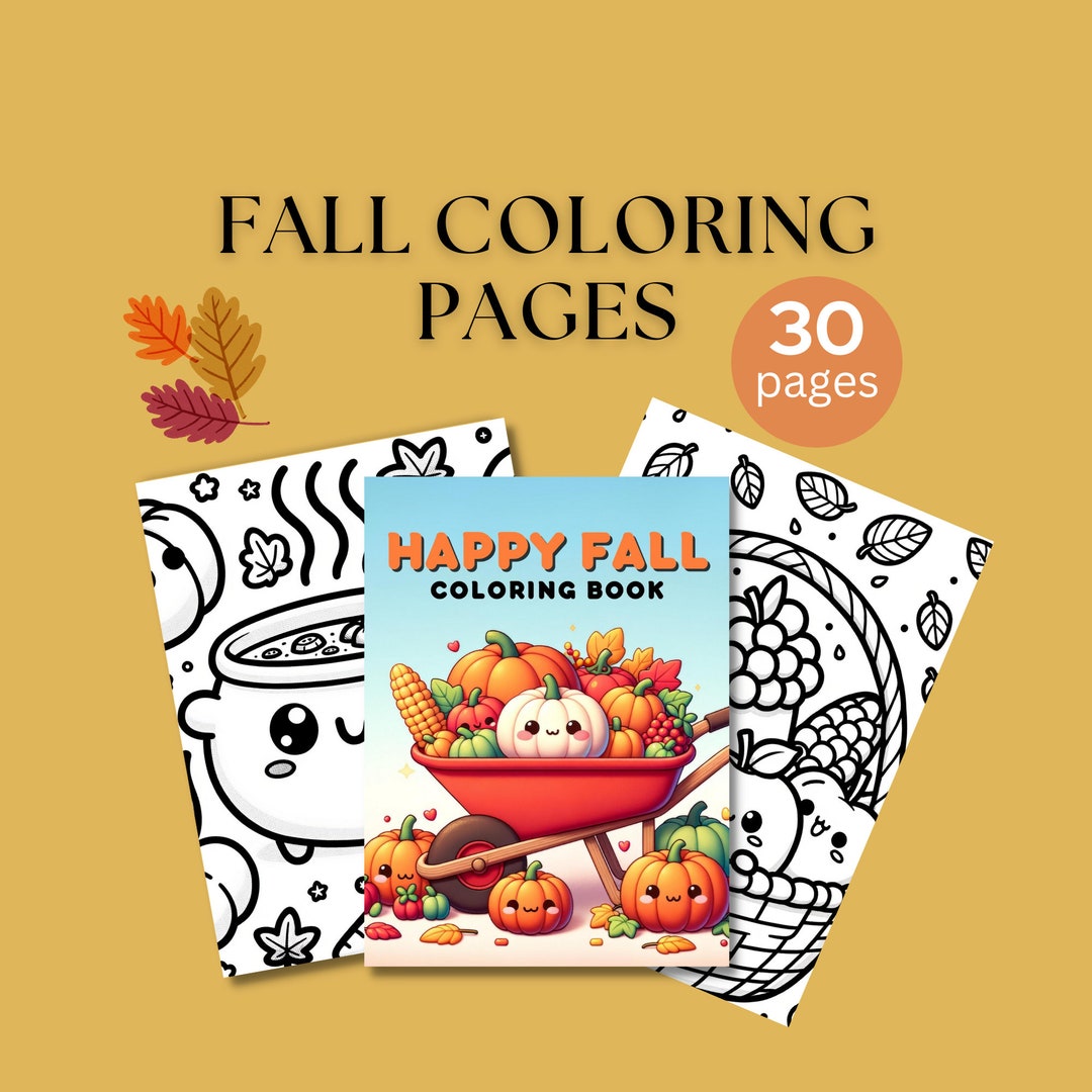 Fall Coloring Pages Printable, Halloween Coloring Pages, Fall Coloring ...