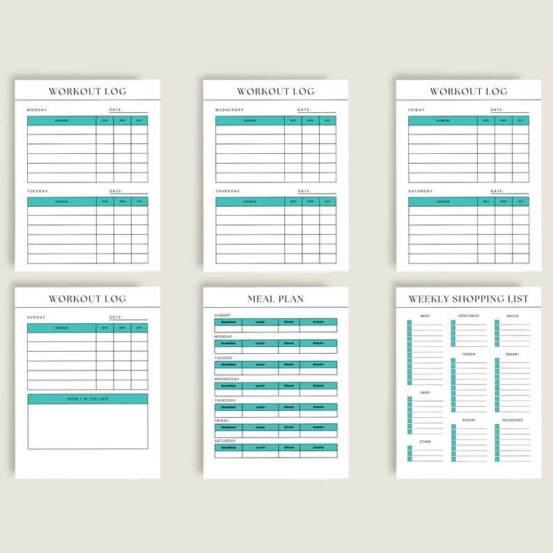 Weight Loss Journal, Weight Loss Tracker, Fitness Journal, Weight Loss ...