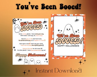 Youve Been Booed, Weve Been Booed, Halloween Printable, Halloween Gift ...