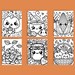 Fall Coloring Pages Printable Halloween Coloring Pages Fall - Etsy