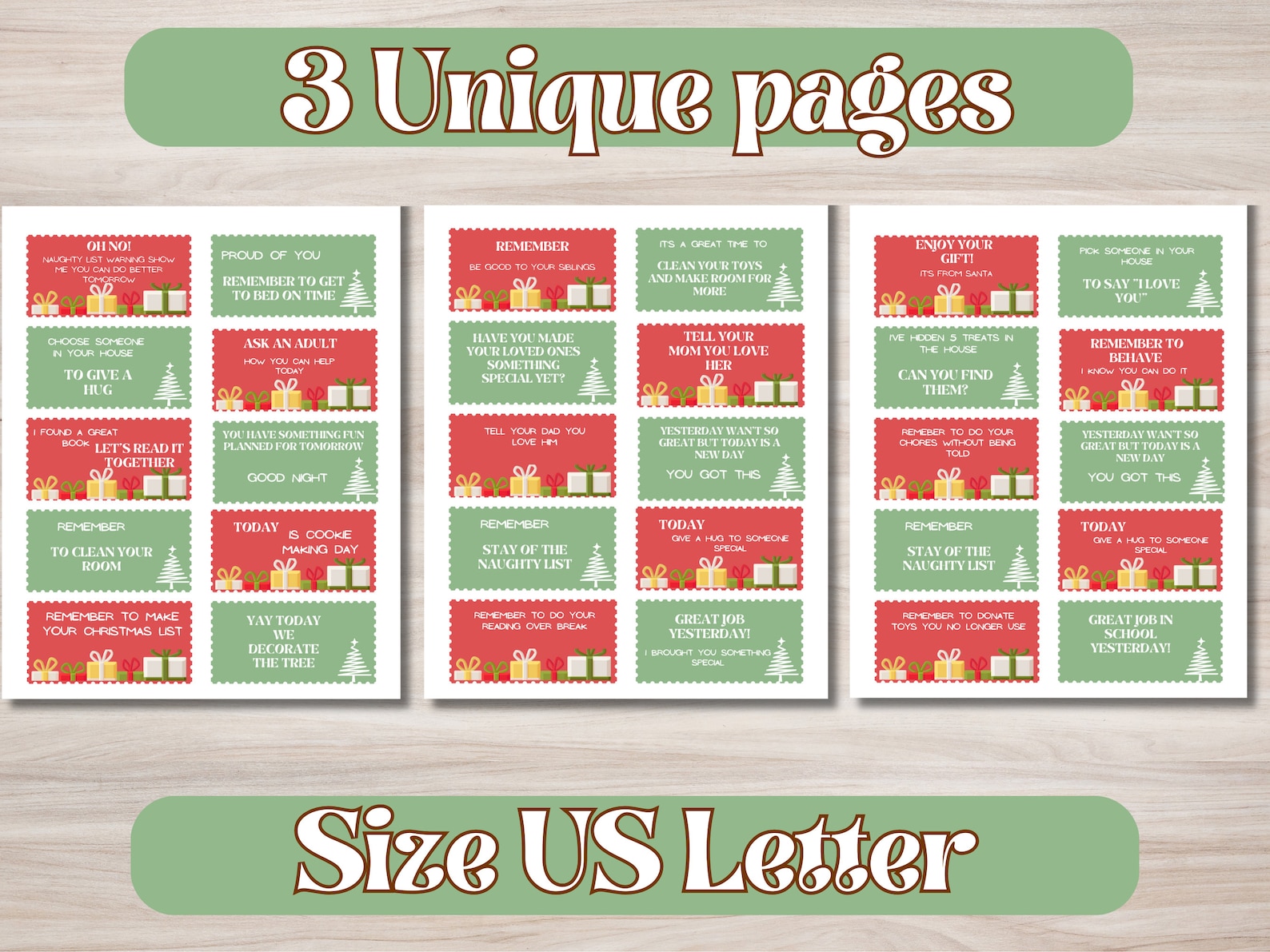 ELF Notes, Printable, Christmas, Elf Printables, Printable Card ...