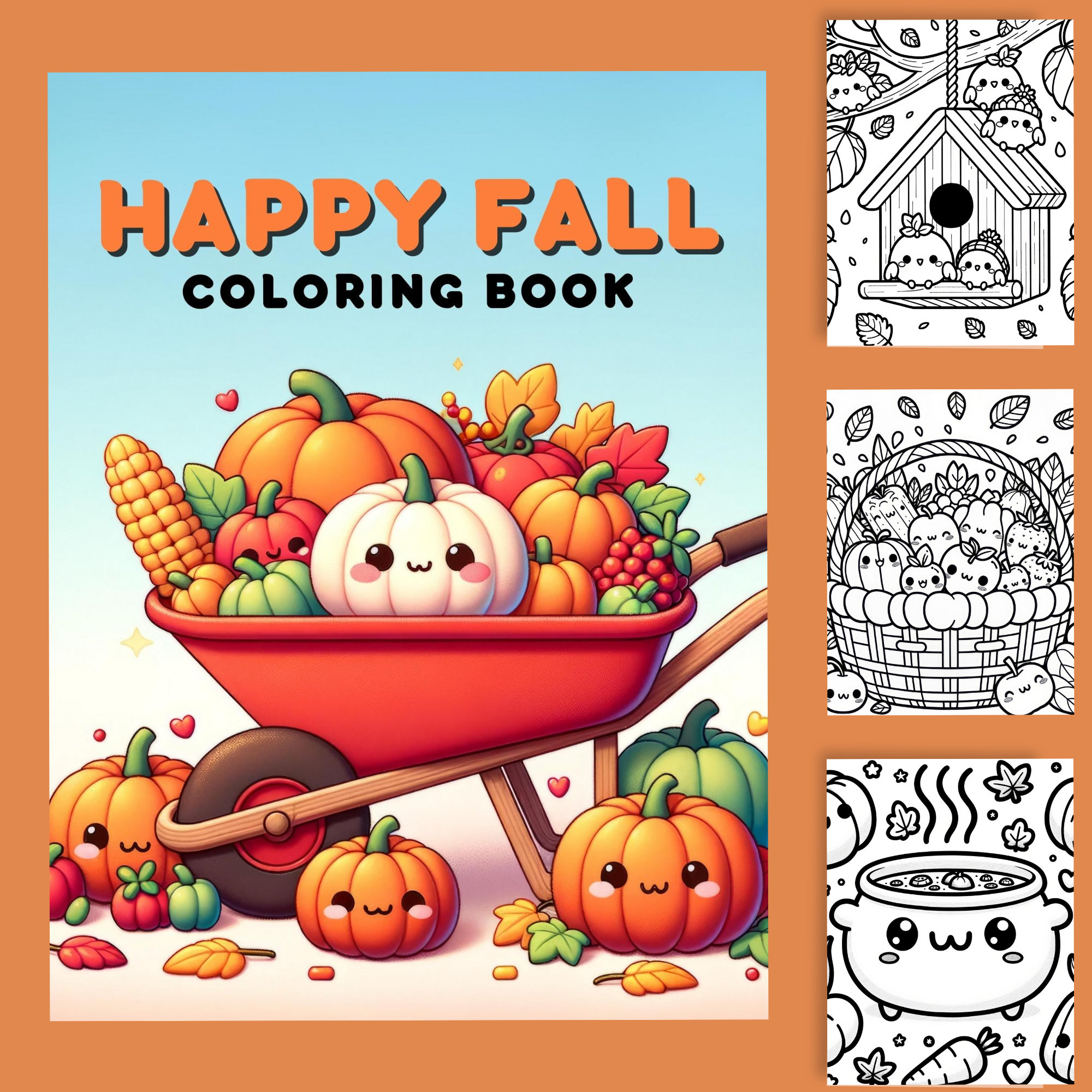 Fall Coloring Pages Printable, Halloween Coloring Pages, Fall Coloring ...