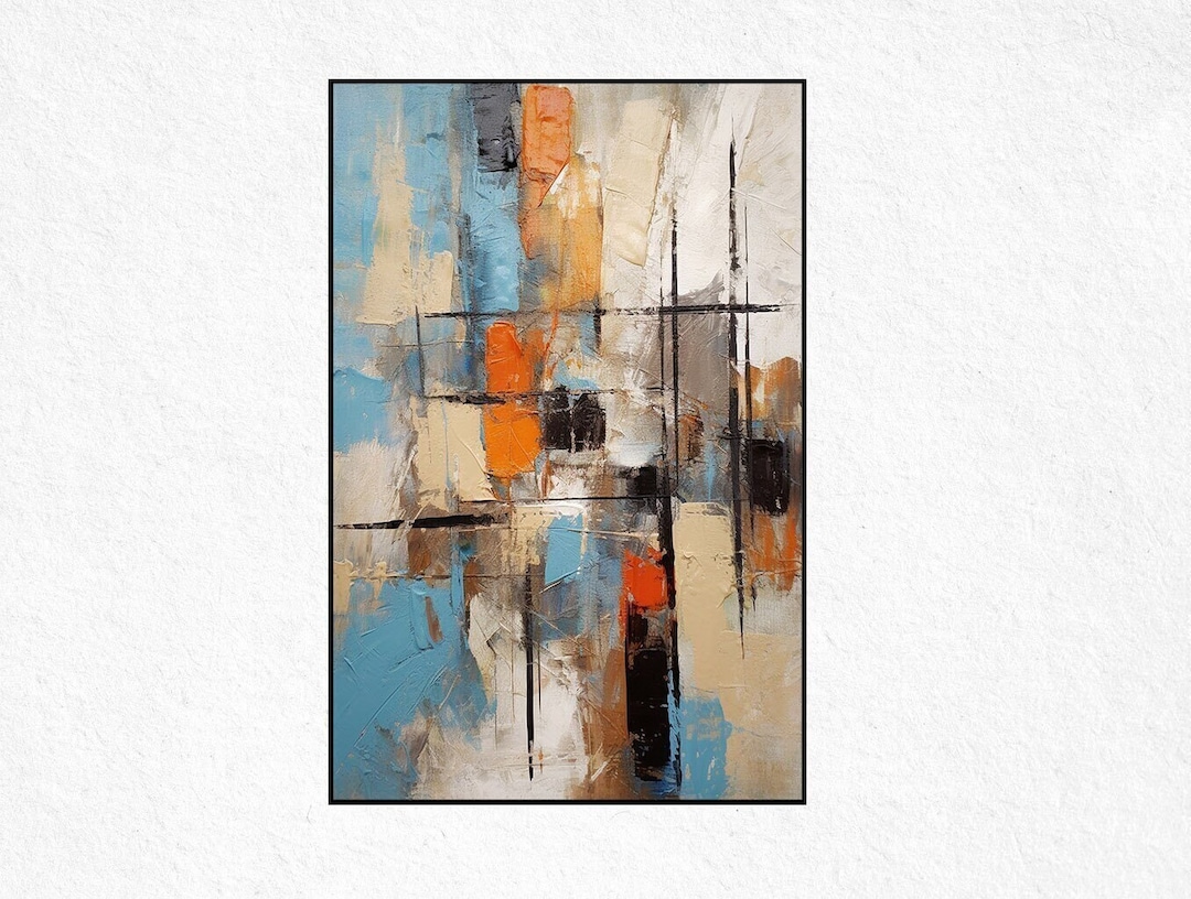 Abstract Art Acrylic Desing, 100% Original Handmade, Textured Painting ...