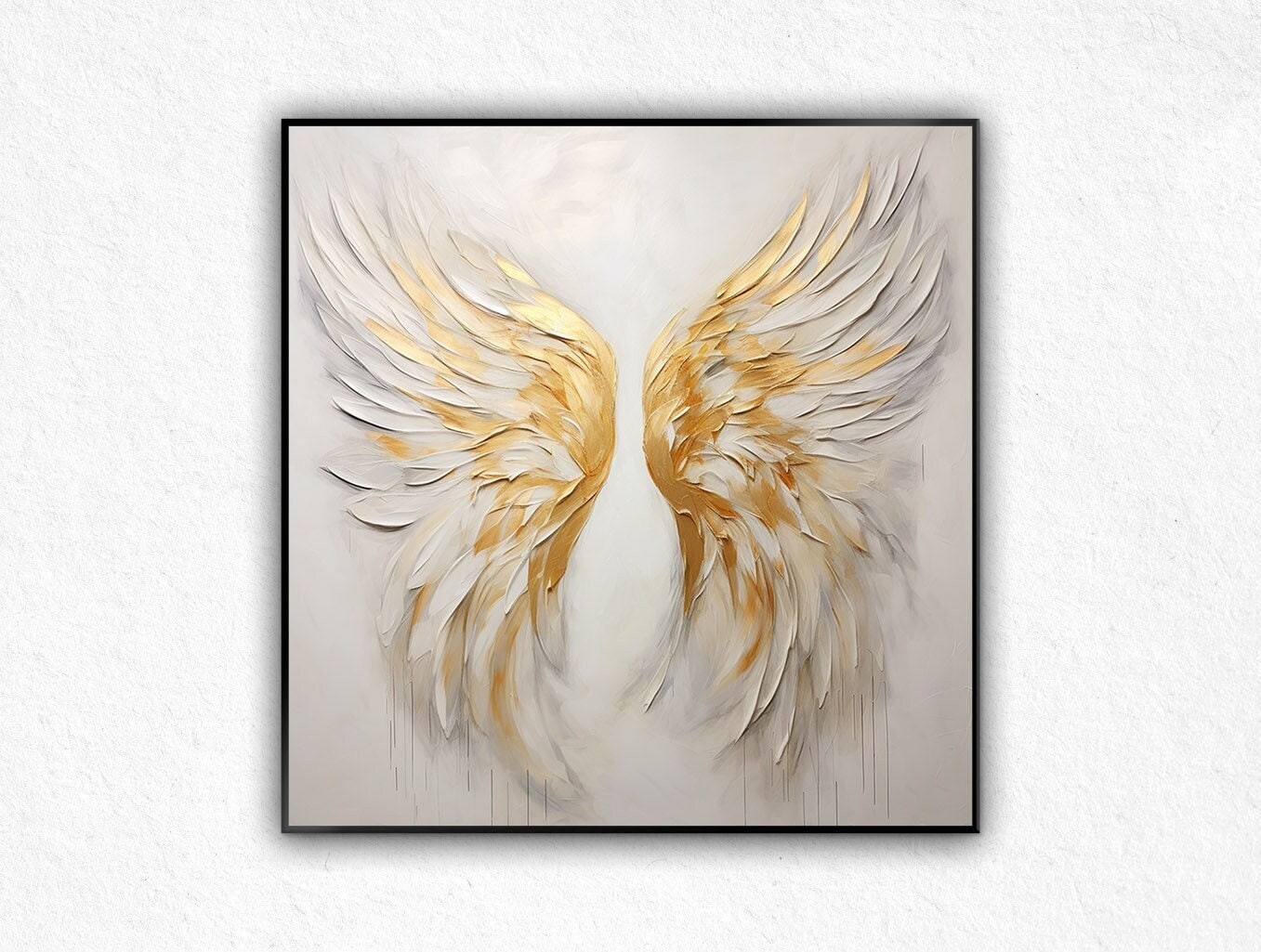 Handmade, Angel Wings Abstract Painting, Angel Wings, Original Wings ...