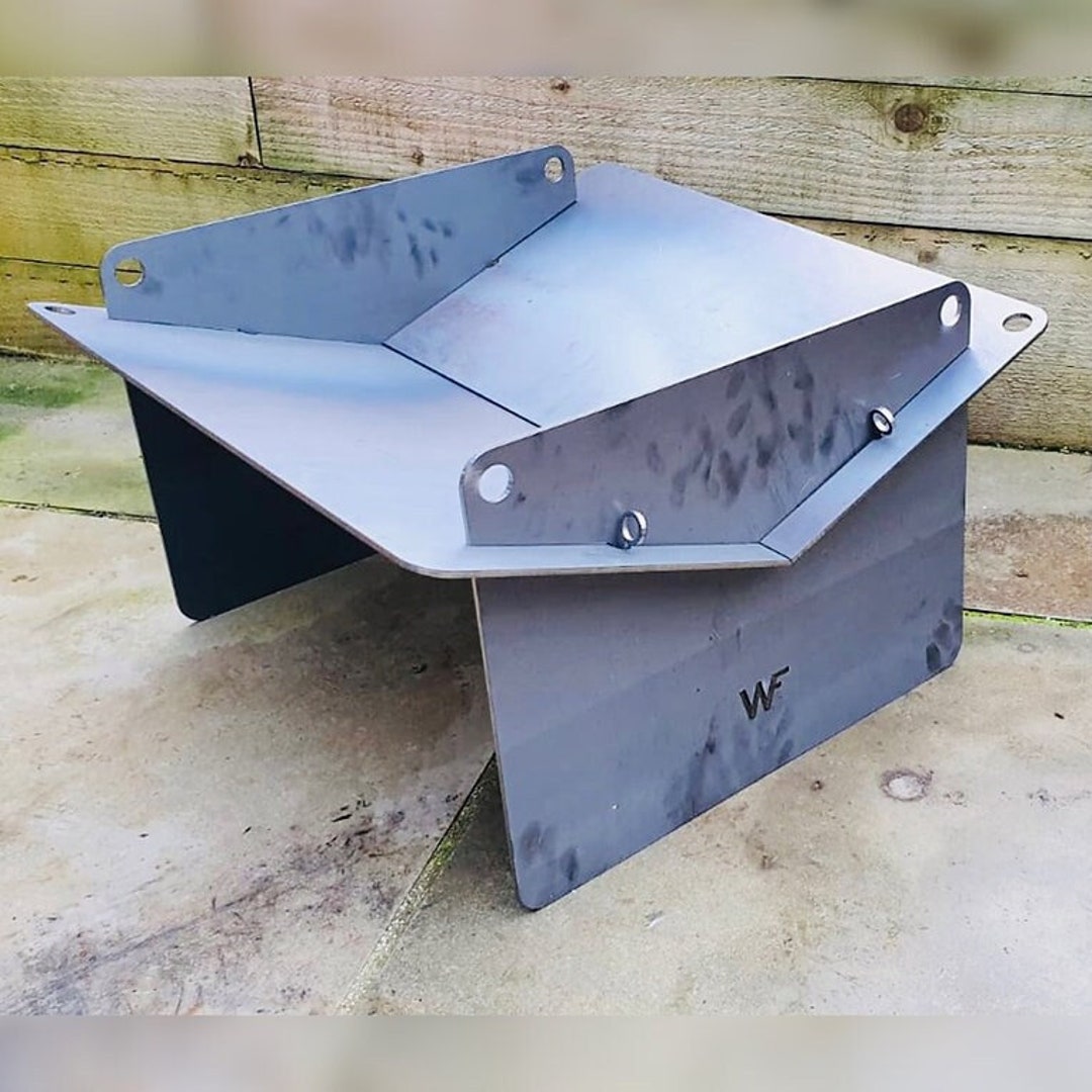 Large Collapsible Fit Pit Log Burner - Etsy UK