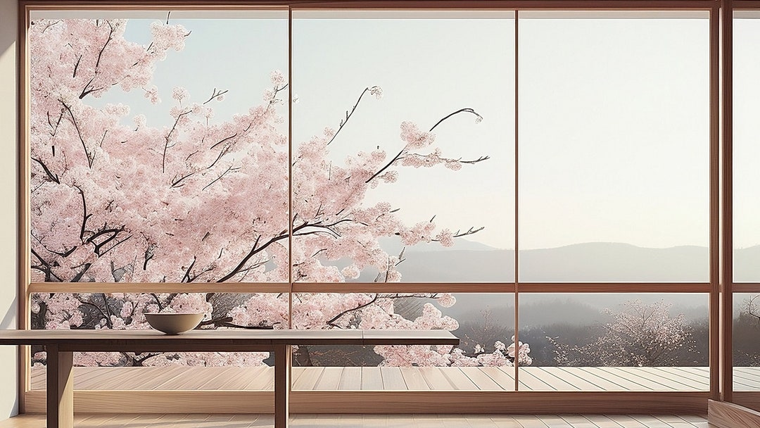 Japan Nature | Virtual Zoom Background | Microsoft Teams | Video Meeting Background | Digital ...