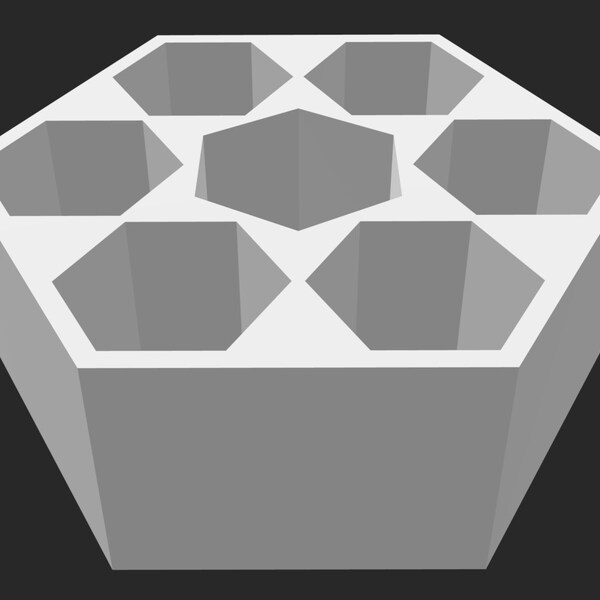 Hexagon Container - Etsy