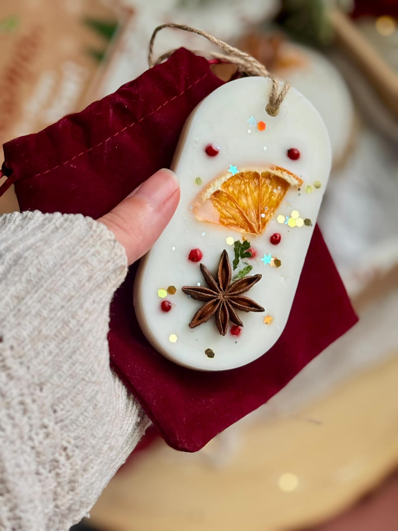 Cinnamon Soy Candle Gift Box: Holiday Cozy Present - Etsy