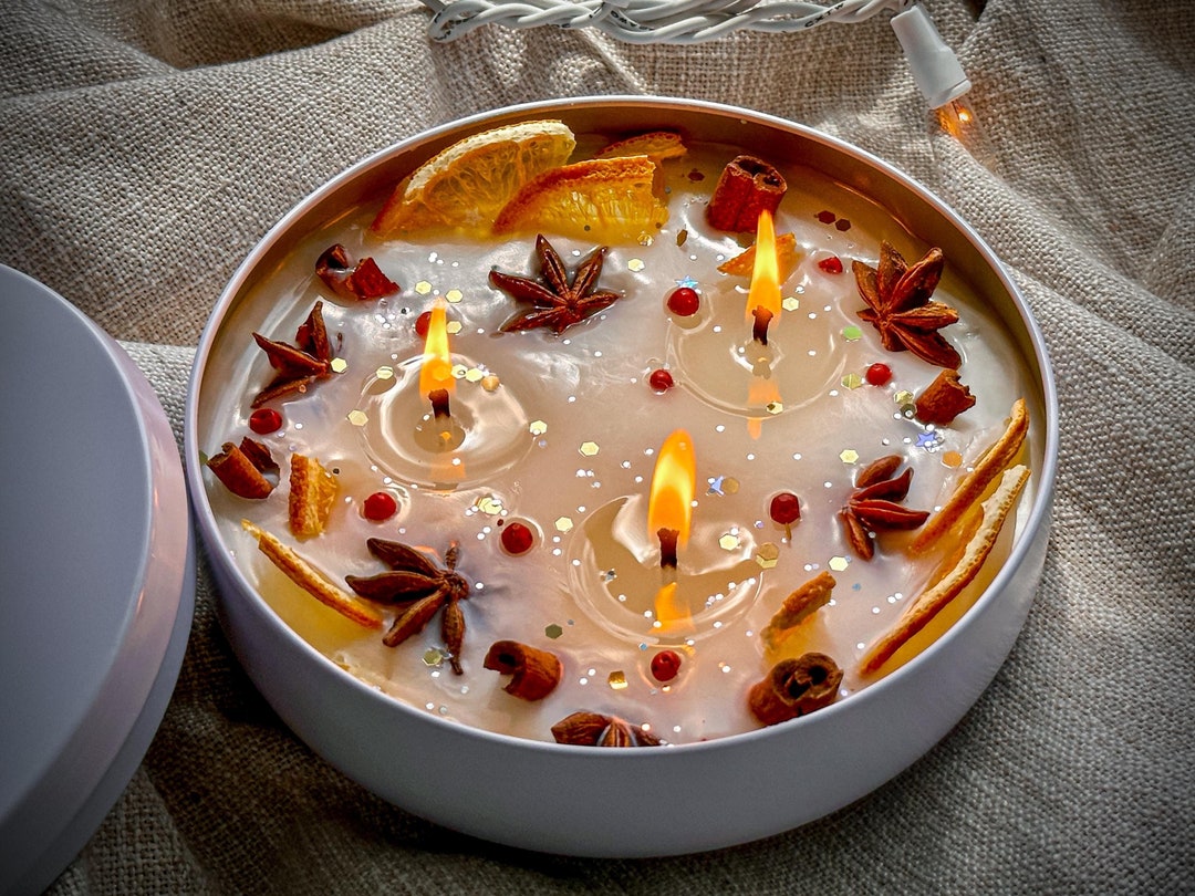 Cranberry Jam Scented Fall Candle: Handmade Holiday Decor | Autumn ...