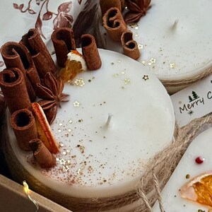 Cinnamon Soy Candle Gift Box: Holiday Cozy Present - Etsy