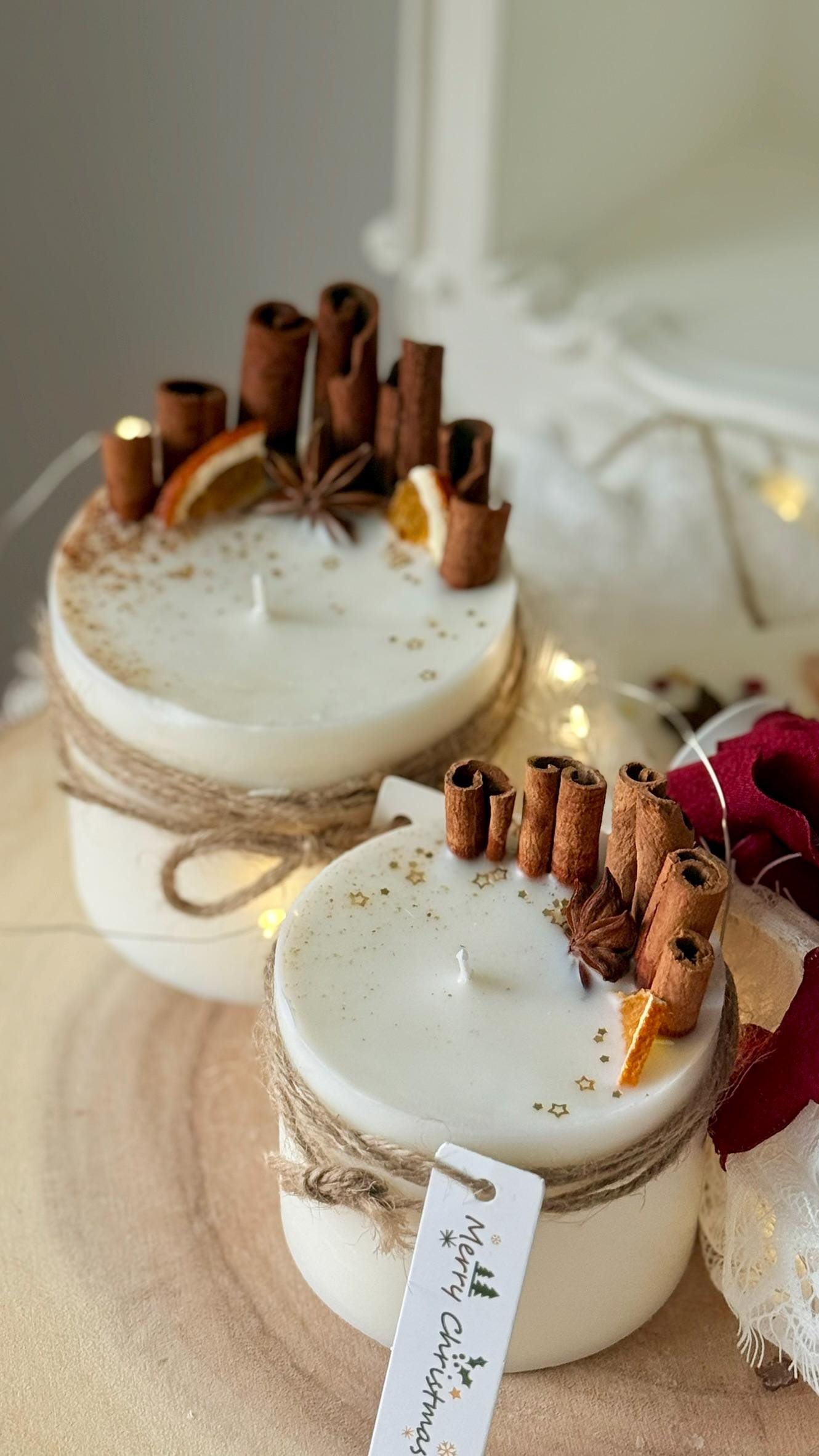 Cinnamon Soy Candle Gift Box: Holiday Cozy Present - Etsy