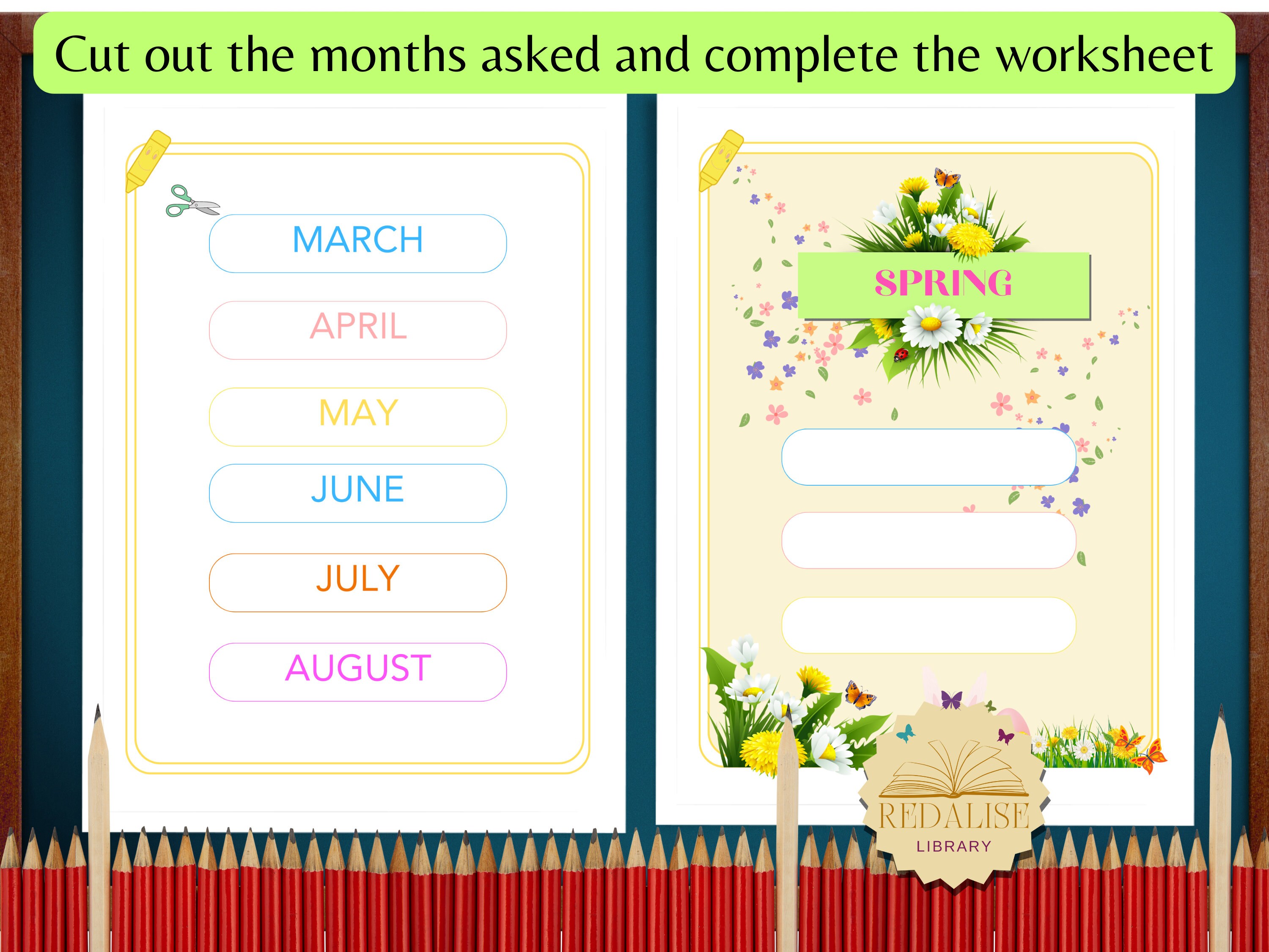 Months of the Year Wheel Seasons Printable Activity Pack | Kids ...