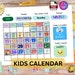 Kids Calendar Printable| Montessori Calendar Homeschooling| Perpetual ...