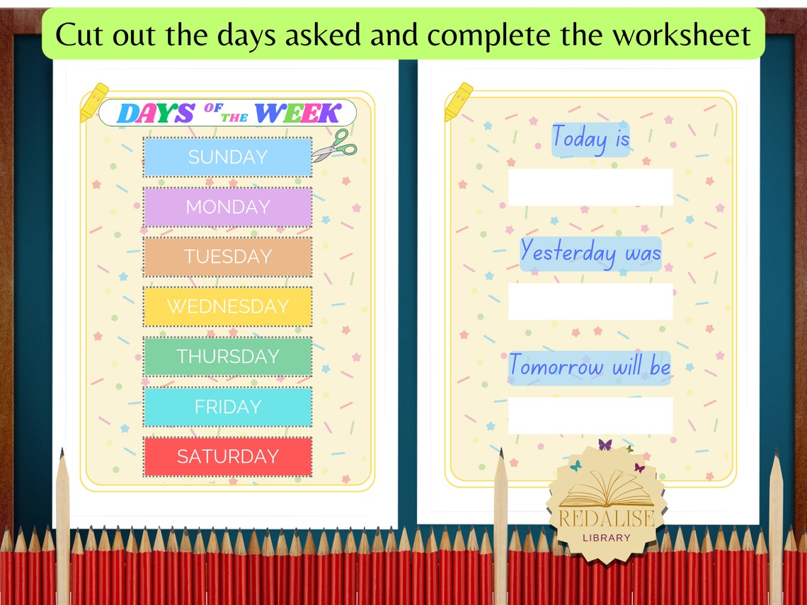 Days of the Week Wheel Printable Activity Pack | Classroom Calendar ...