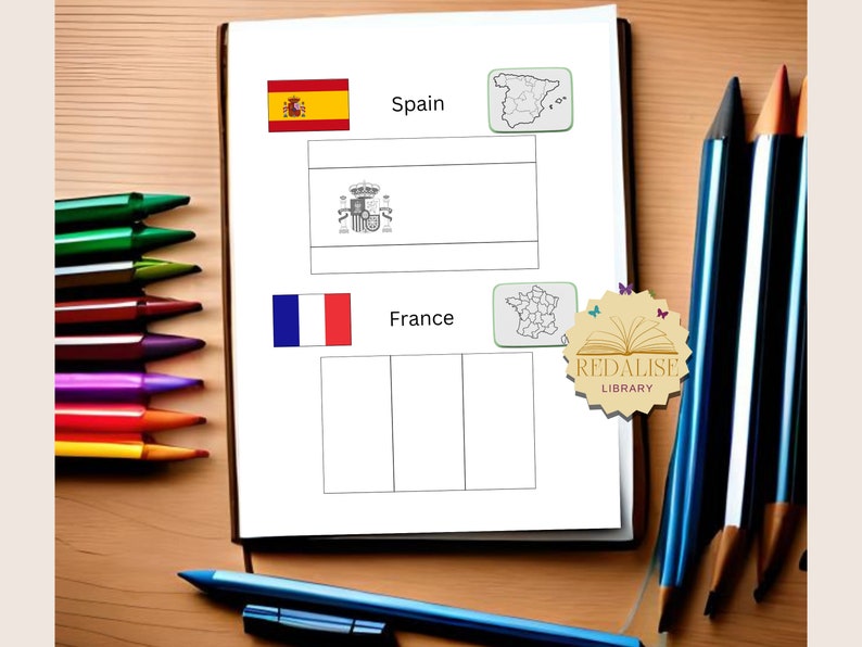World Flags Coloring Printable | 211 Flags of the World Coloring ...