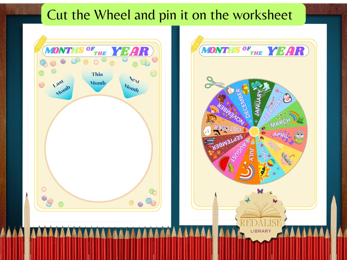 Months of the Year Wheel Seasons Printable Activity Pack | Kids ...