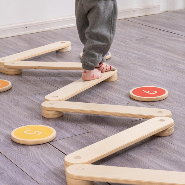 Wooden Balance Beam - Etsy
