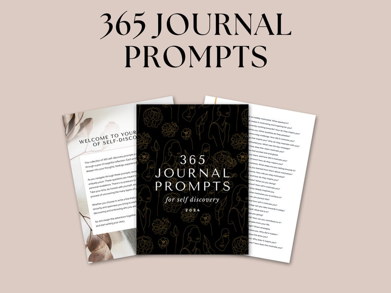 365 Journal Prompts for Self-care and Healing - Daily Digital Journal ...