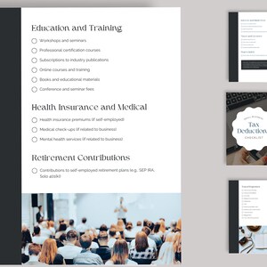 Ultimate Tax Deductions Checklist for Small Business: Tax Write-off ...