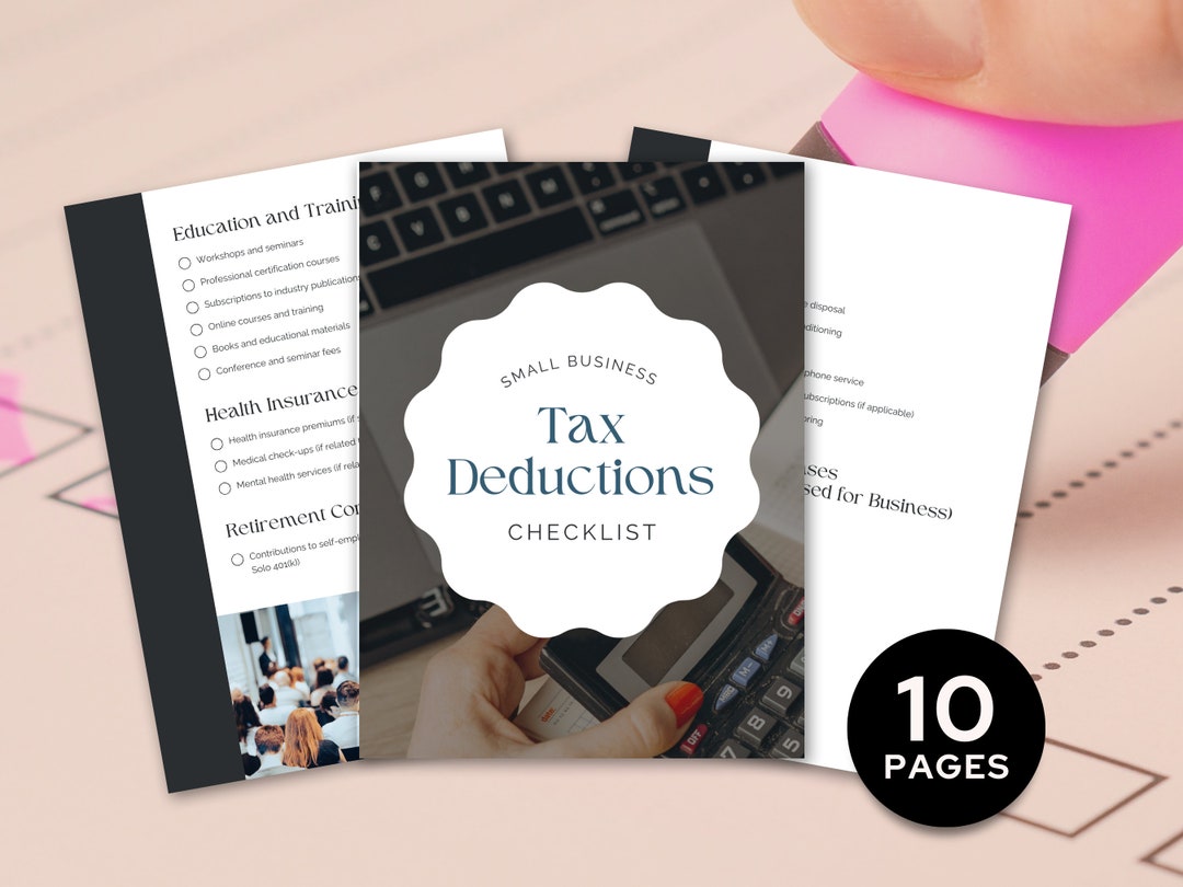Ultimate Tax Deductions Checklist for Small Business: Tax Write-off ...