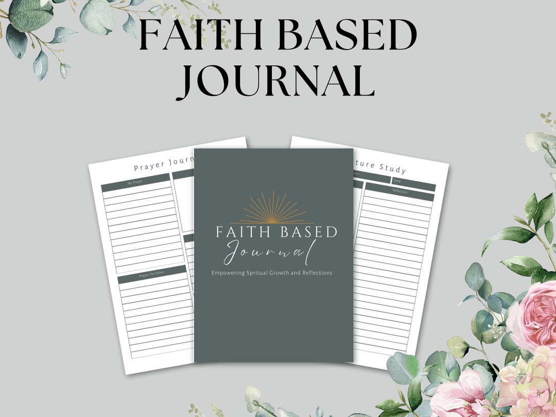 Faith Journal Printable for Women - Inspirational Digital Planner ...