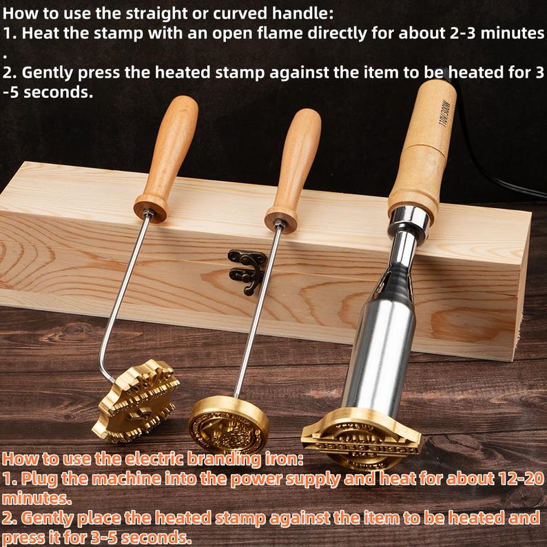 Custom Leather Logo Stamp, Custom Branding Lron, Leather Logo Stamp ...