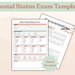 Mental Status Template | Mental Status Exam | Therapy Note Template ...