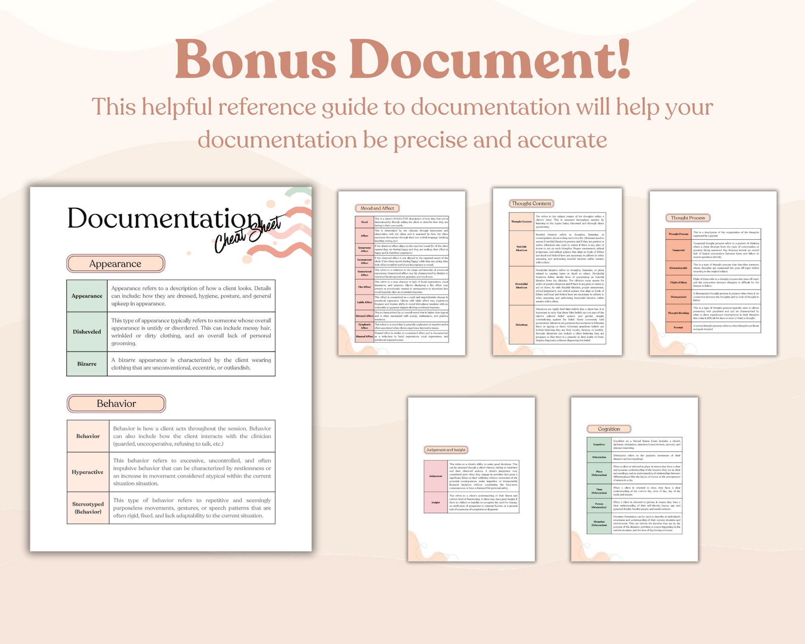 Progress Note Template | Therapy Note Template | Mental Health Therapy ...