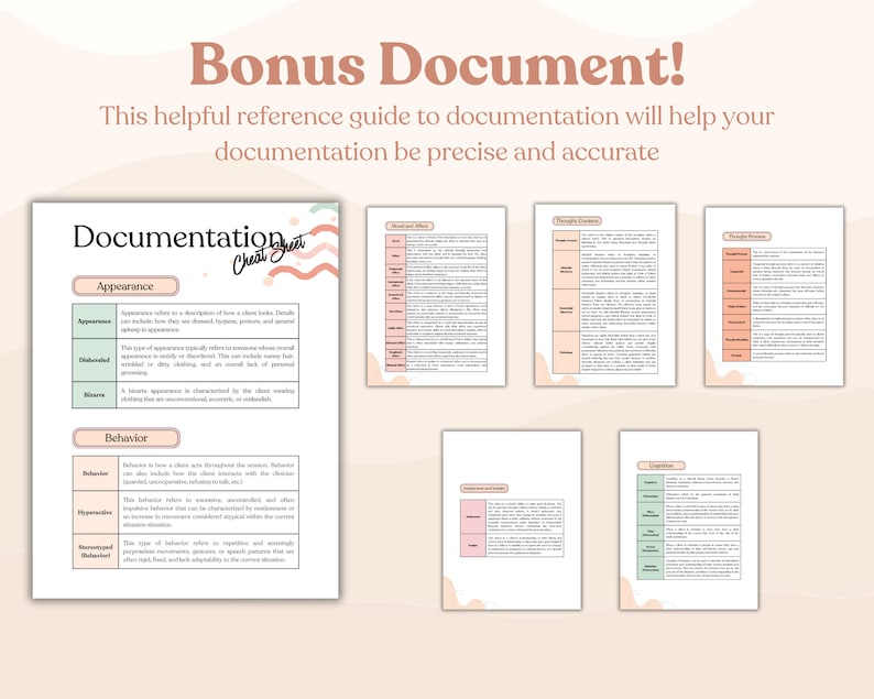 Progress Note Template | Therapy Note Template | Mental Health Therapy ...
