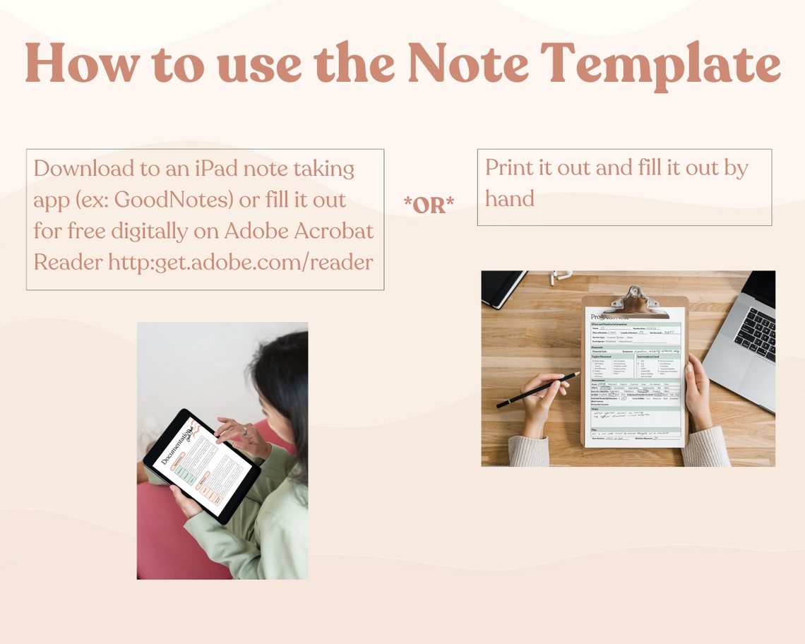Progress Note Template | Therapy Note Template | Mental Health Therapy ...