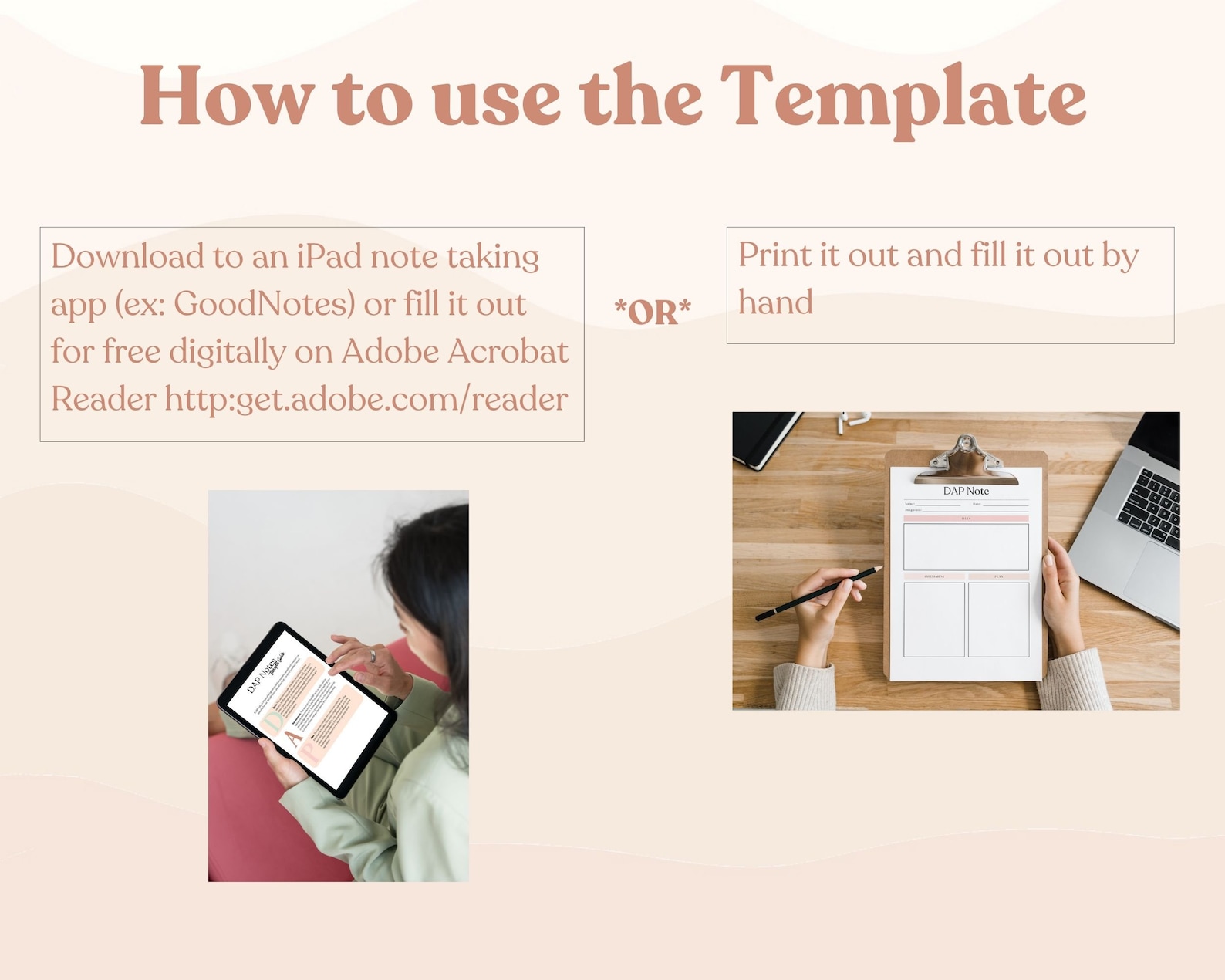 DAP Note | Therapist Note Template | Therapy Note | Note Template for ...