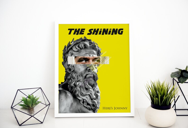 The Shining Poster High Quality Poster Yellow Color Poster Home Decor ...