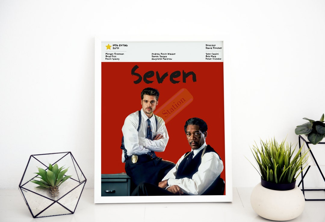 Se7en Poster - High Quality Poster - Red Color Poster - Home Decor ...