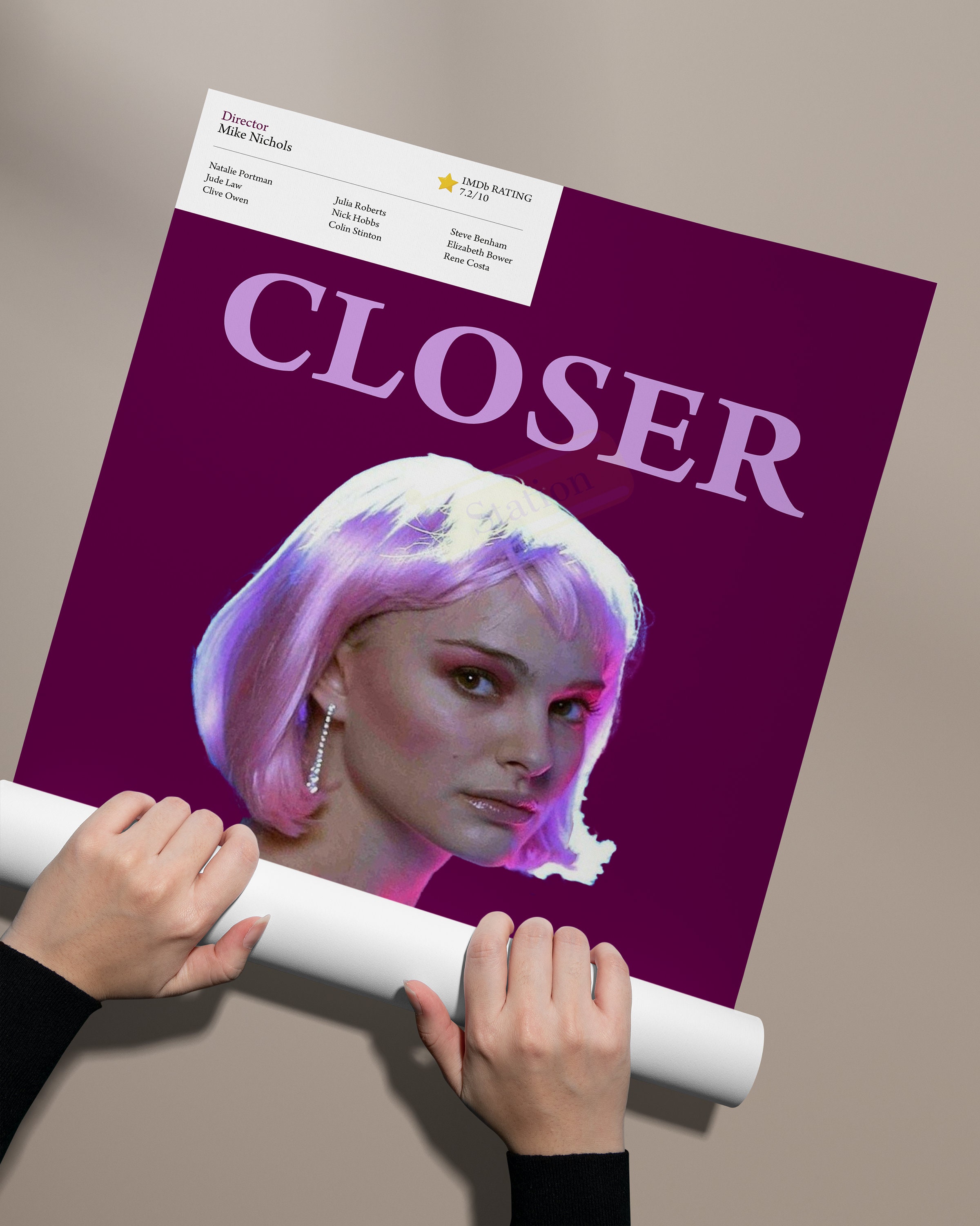 Closer Poster High Quality Poster Purple Color Movie - Etsy