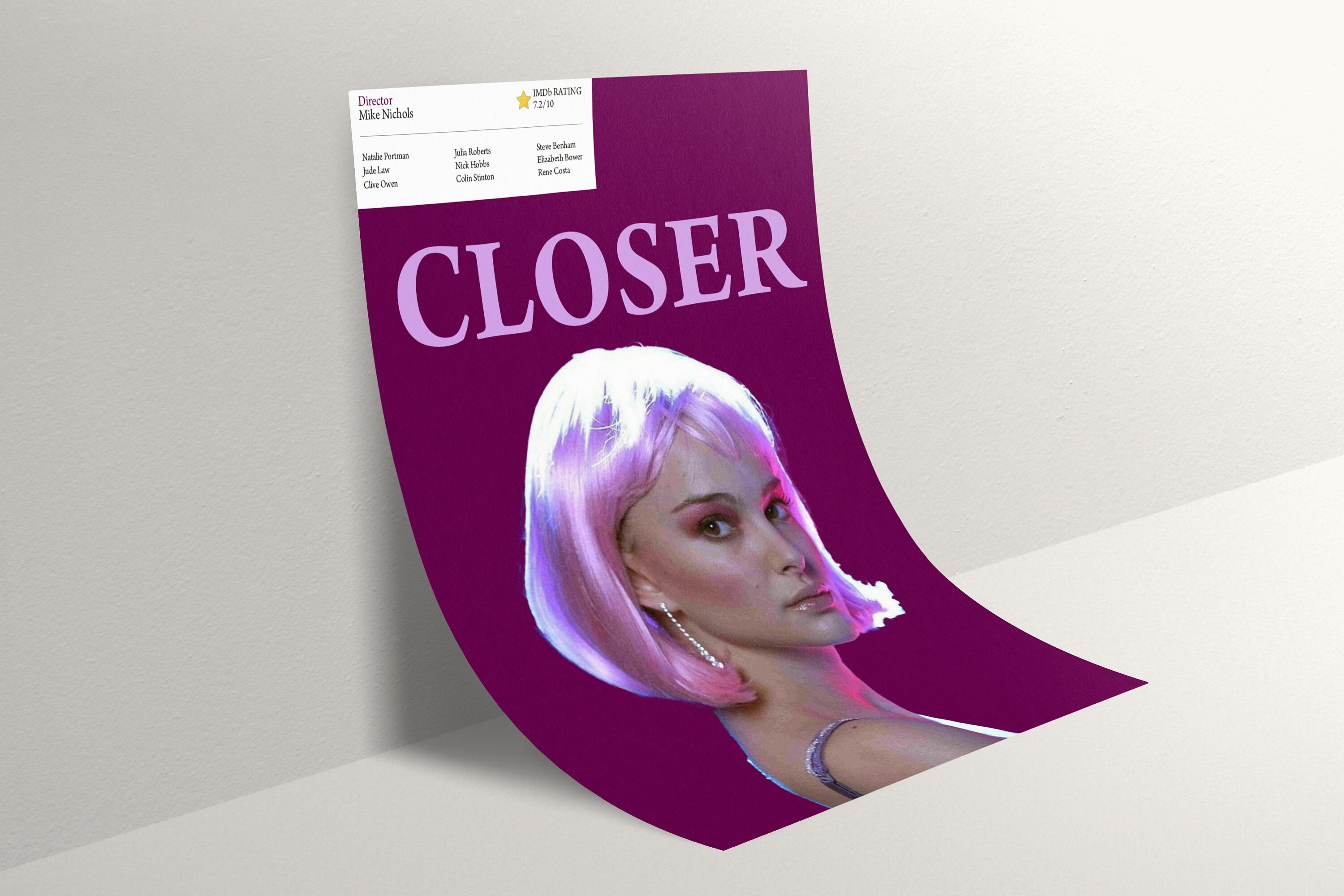 Closer Poster High Quality Poster Purple Color Movie - Etsy