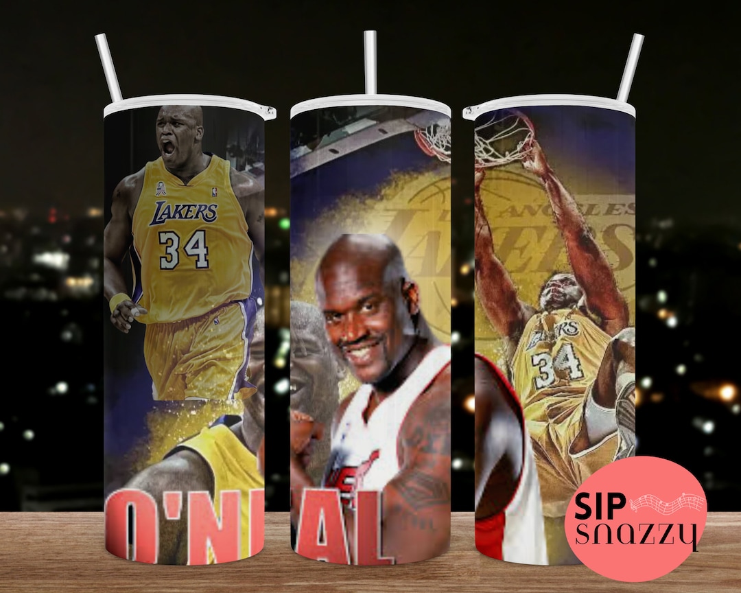 Shaquille O'neal Lover Inspired Tumbler, 20oz Skinny Tumbler, Straight ...