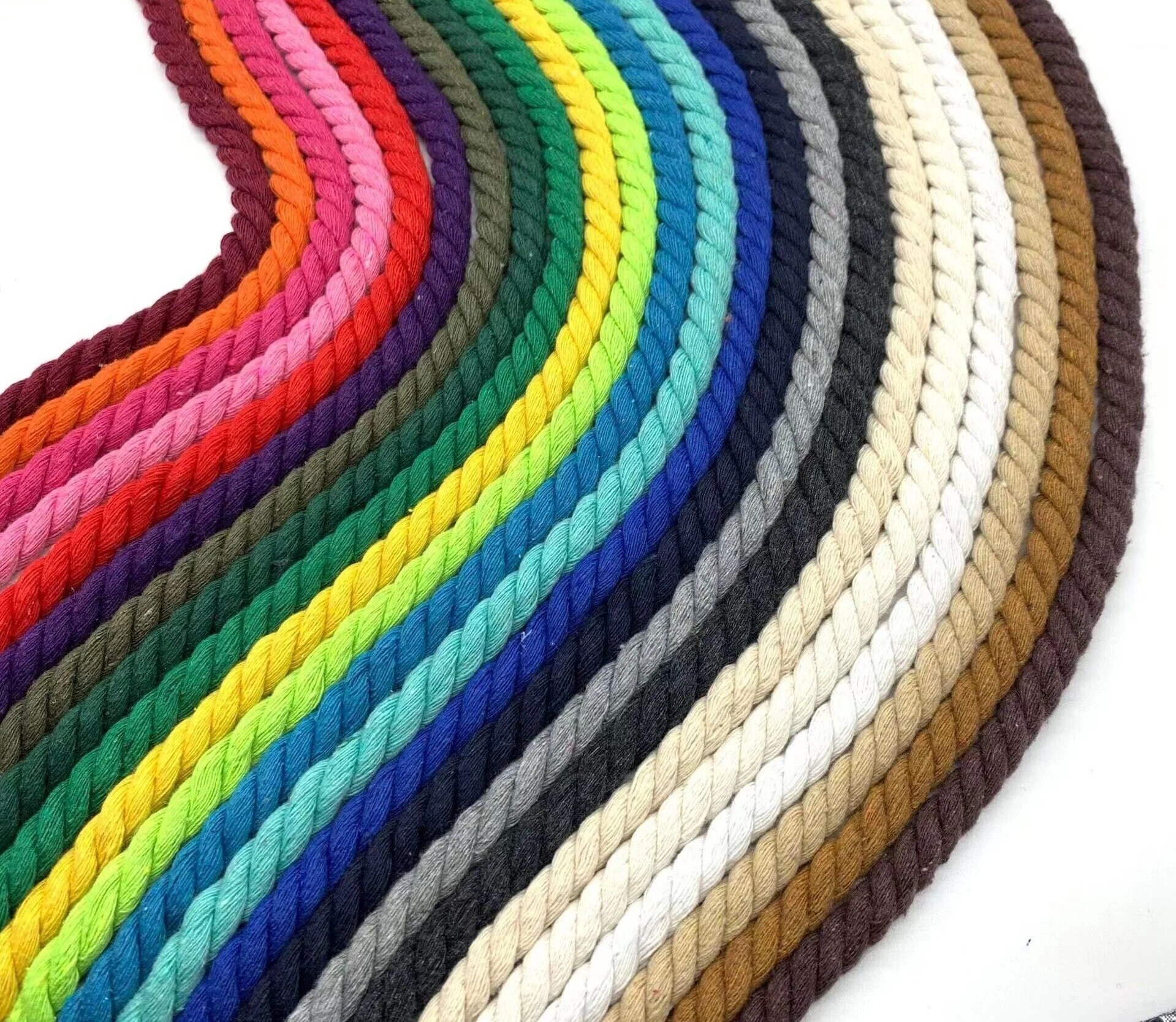 Chunky Laces 10mm Thick Cotton Rope Lace Cherry Red With Clear Tips ...