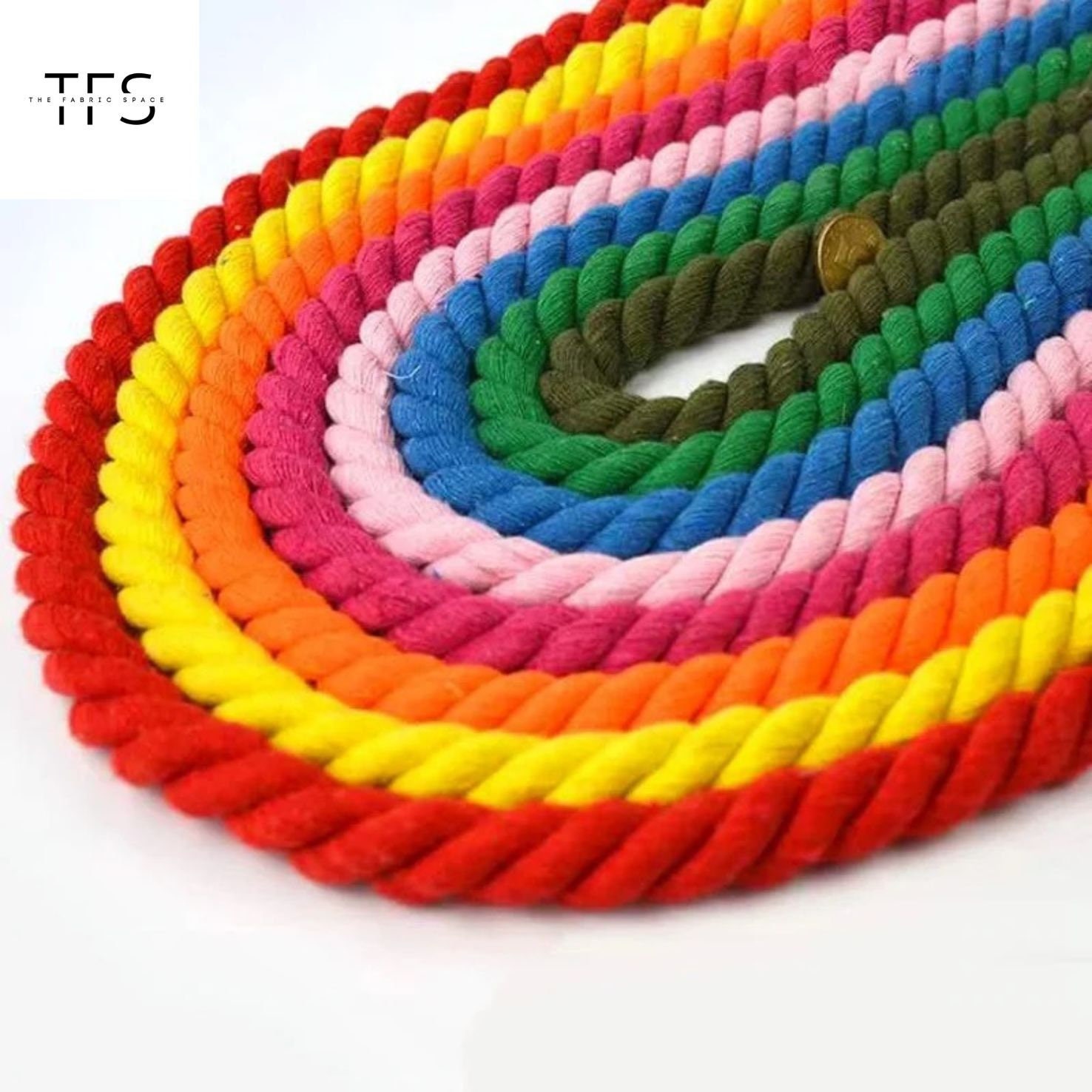 Chunky Laces 10mm Thick Cotton Rope Lace Neon Green With Clear Tips ...