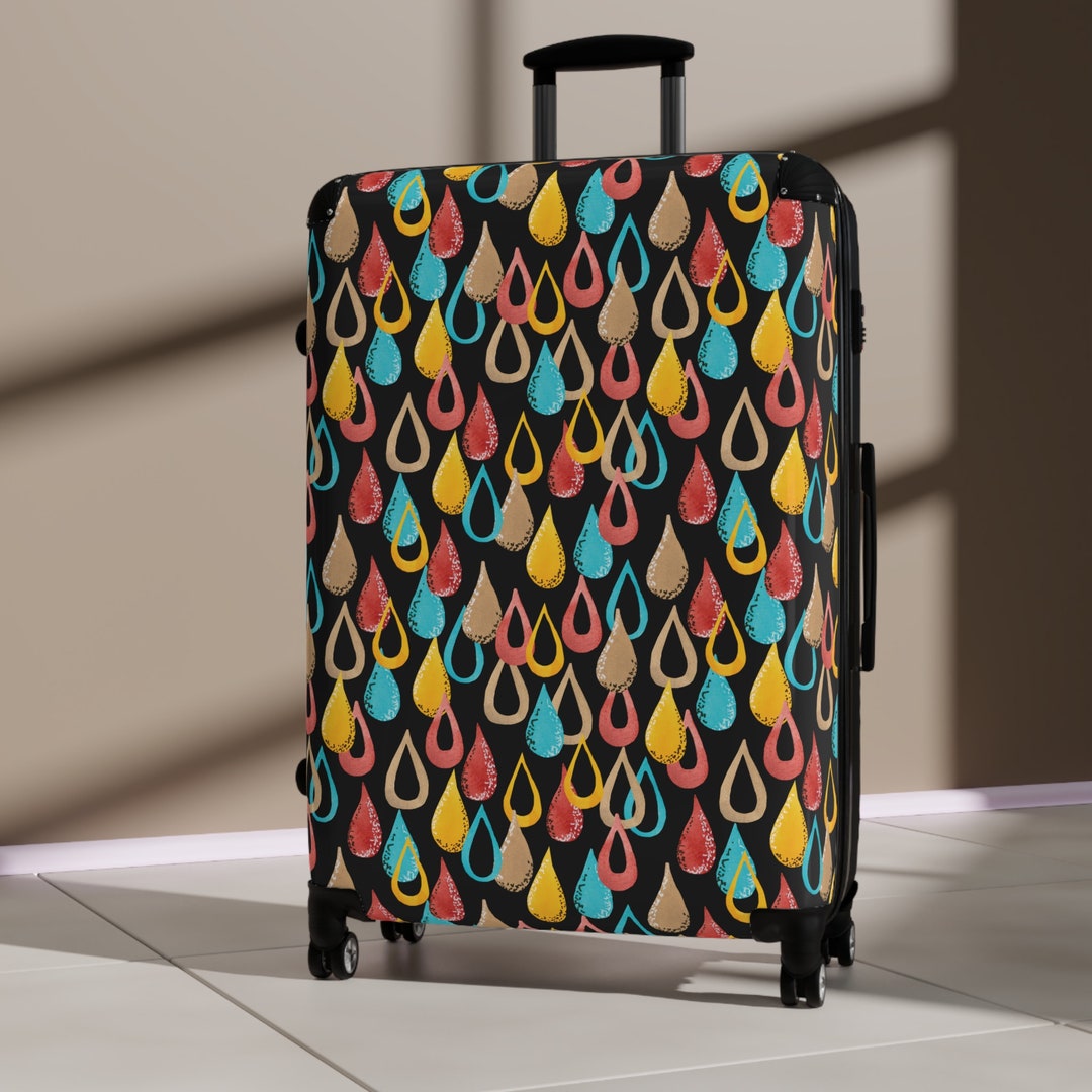 Colorful Raindrop Suitcase Available in Three Sizes Travel Accessories ...