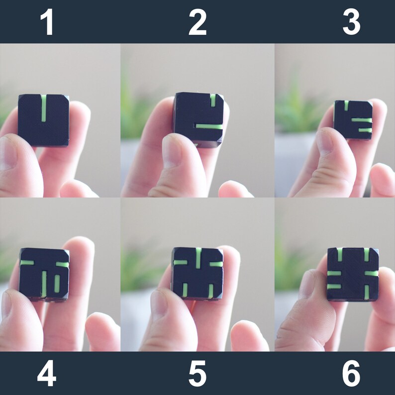 Cyber Dice Digital 3D Model STL File for 3D Printing - Etsy