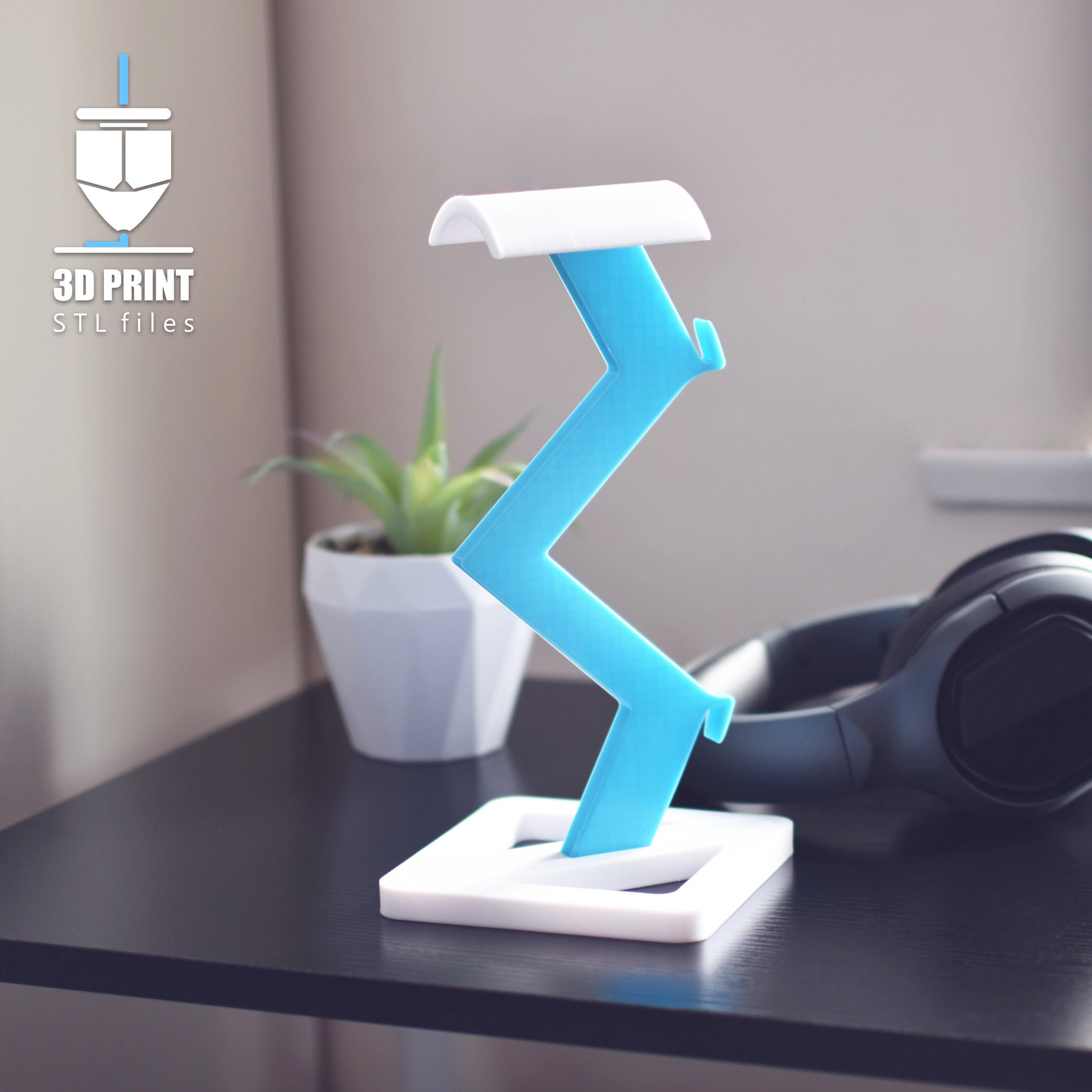 Multi Headphone Stand Digital 3D Model STL File for 3D Printing - Etsy