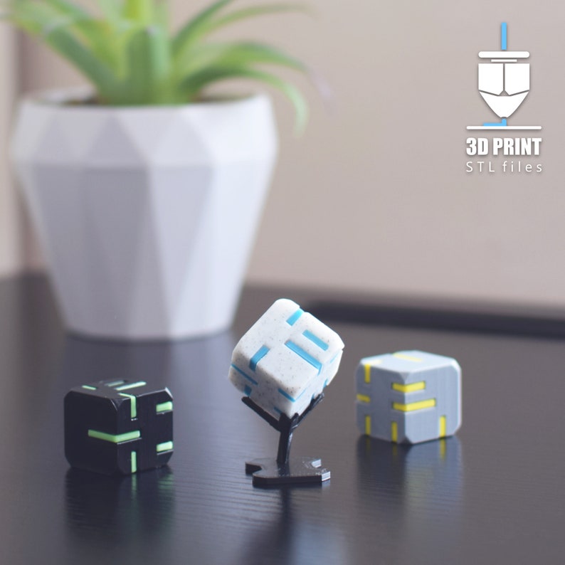 Cyber Dice Digital 3D Model STL File for 3D Printing - Etsy