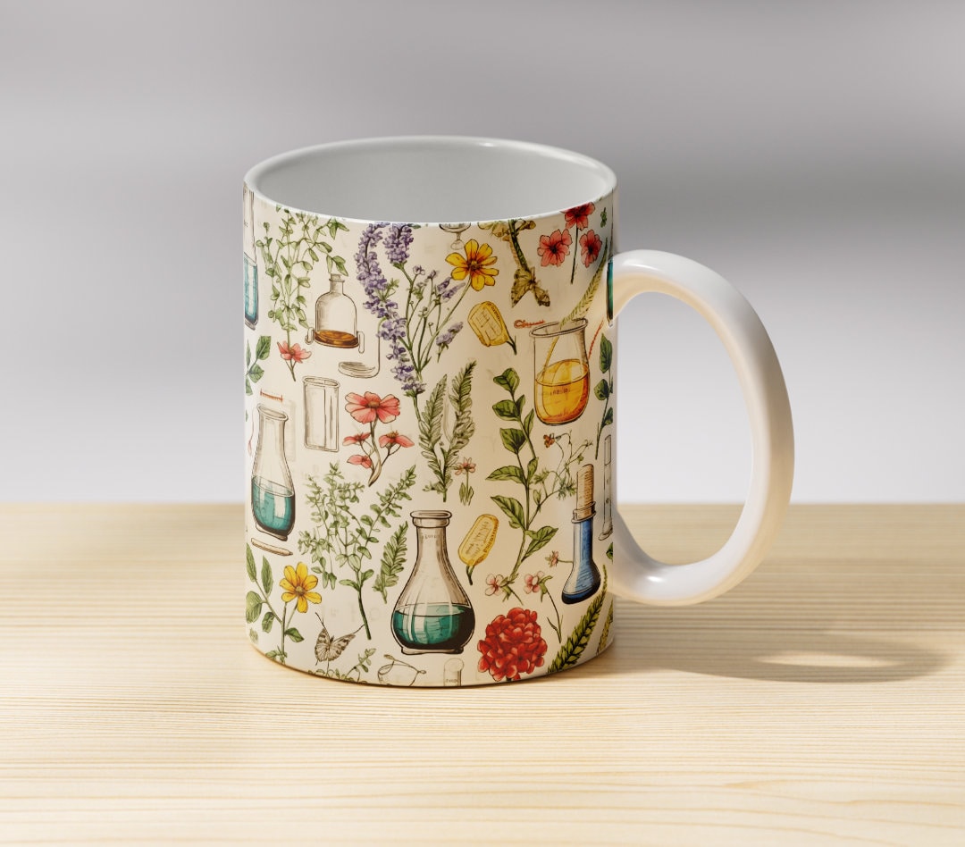 Science Mug, Sci Mug, Genetics Biology Microbiology DNA Cellular ...