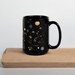 Galaxy Mug Celestial Mug Black Space Mug Starry Night - Etsy